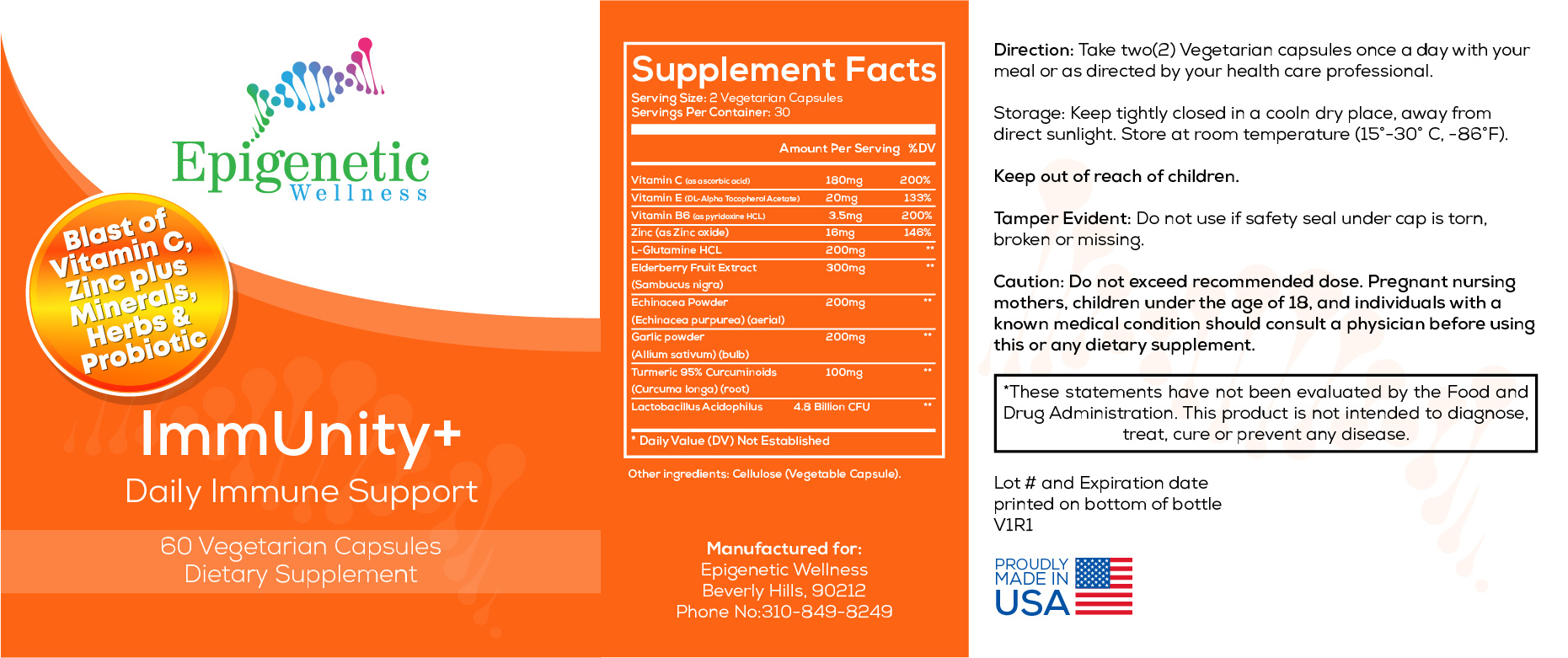 Immunity+Daily immune support - epigeneticswellness official website